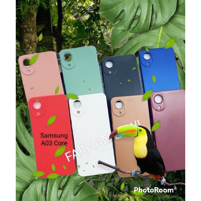 SOFTCASE SAMSUNG A03 CORE CASE MACARON PRO CAMERA SILICONE TPU | Shopee ...