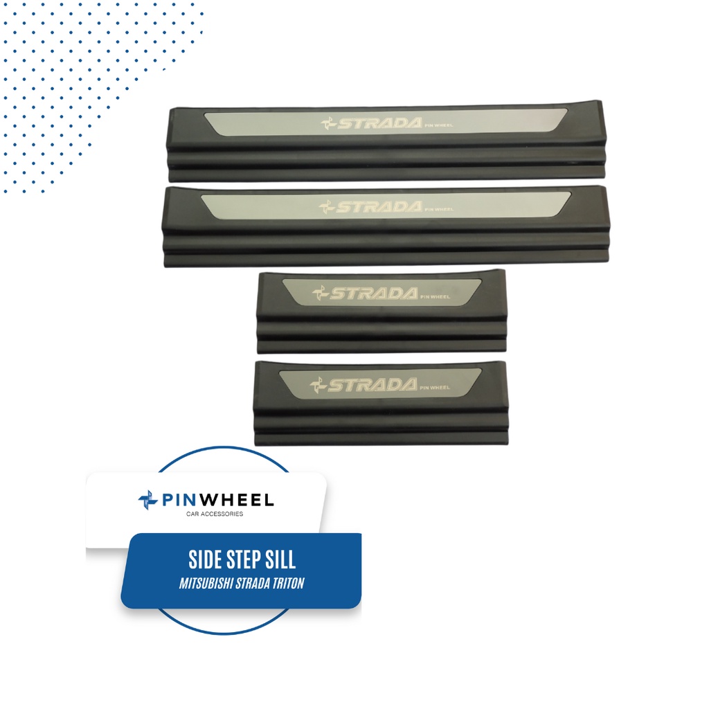 Pinwheel Side Step Sill For Mitsubishi Strada Triton 2019-2023 | Shopee ...