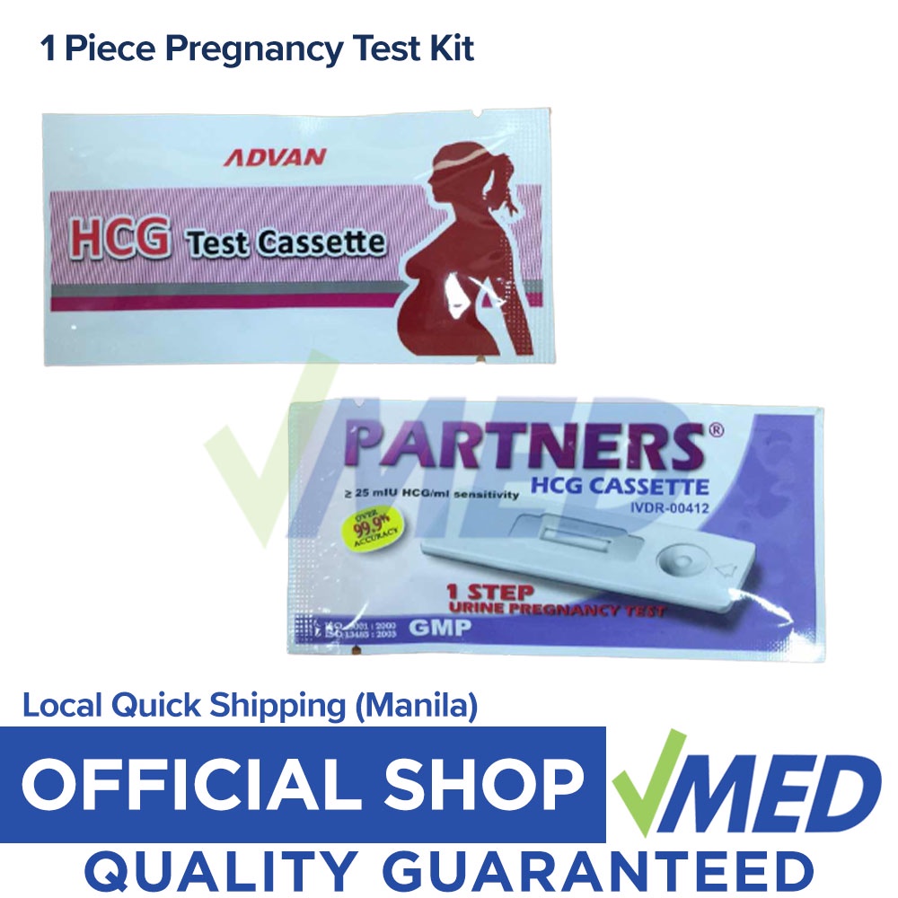 VMED Partners/Advan Pregnancy Test Kits / HCG Cassette - Per Piece ...