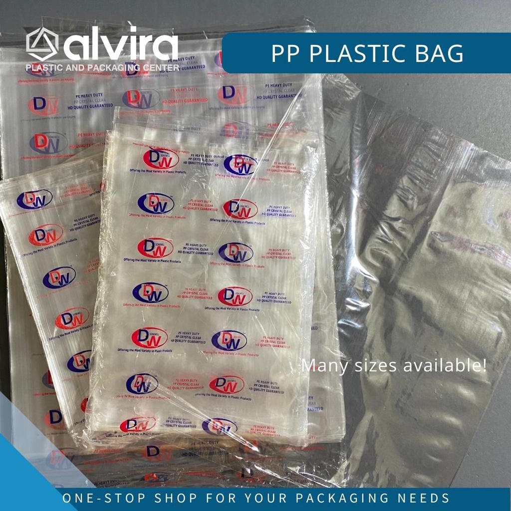 100pcs Donewell PP Plastic bags clear small sizes THICKNESS .0012 ...