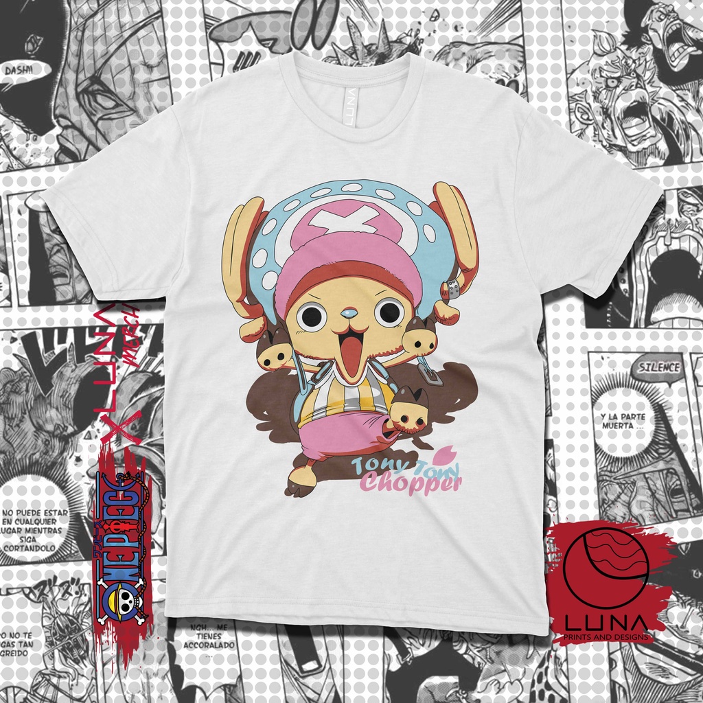 One Piece - Tony Tony Chopper Anime Shirt Collection - The Luna Merch ...