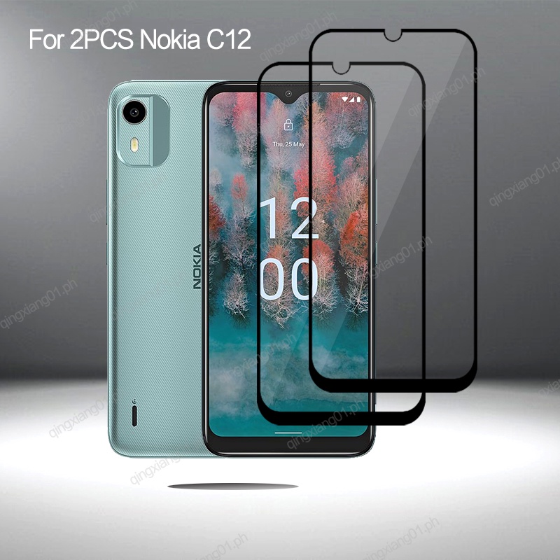 2Pcs Nokia C12 tempered glass For Nokia C10 2.2 C20 C30 G10 G50 Screen ...
