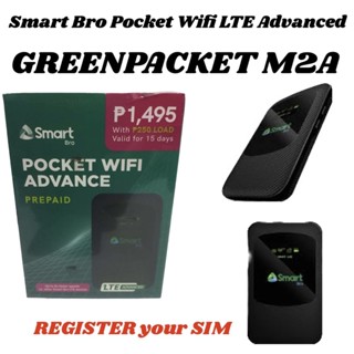 SMART BRO LTE Advanced Pocket Wifi MQ725 and M2A Greenpacket | Shopee Philippines