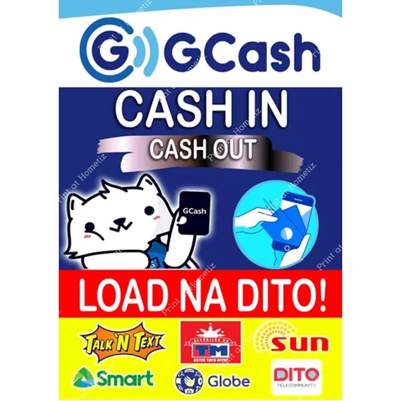 GCASH Business Signages | Laminated | Sticker | PVC | Print at Hometiz ...