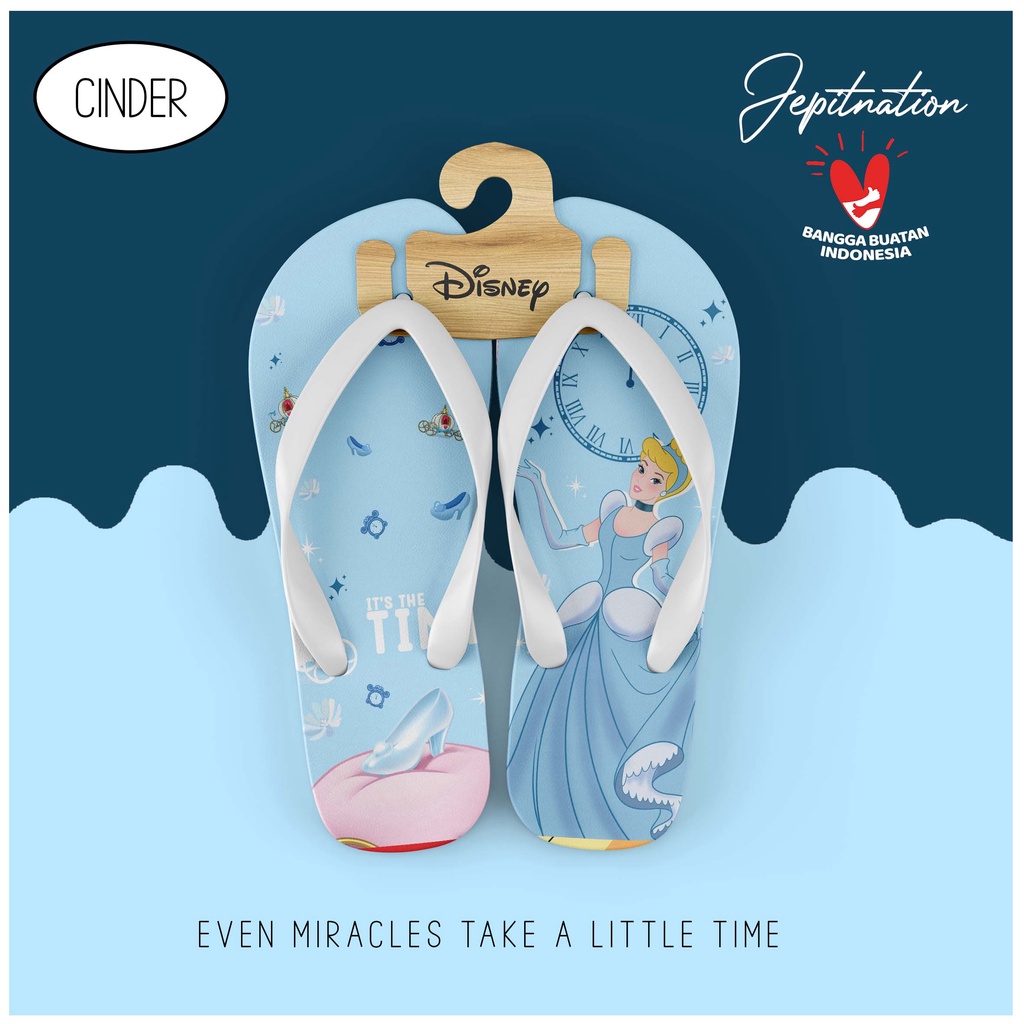 [flip Flops] cinderella disney (CINDER) flip Flops Cowo Men Women Girls ...