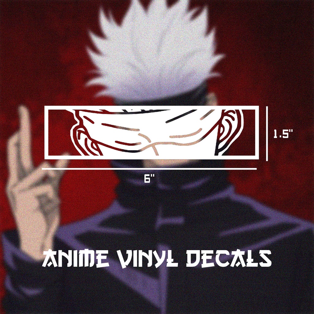Anime Decals | Vynil Stickers | Eye Slap | Jujutsu Kaisen | Gojo ...