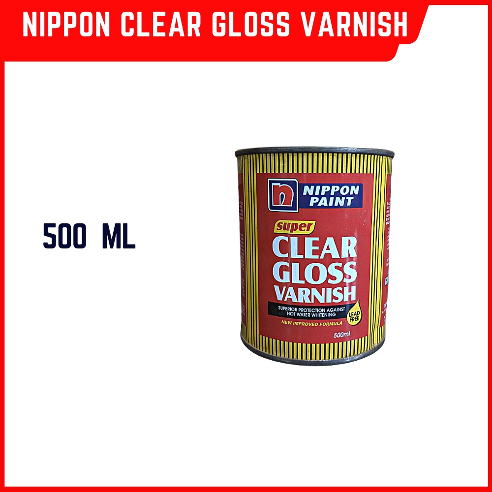 Nippon Paint Super Clear Gloss Varnish 1/2Liter Valspar (NVCG12L ...