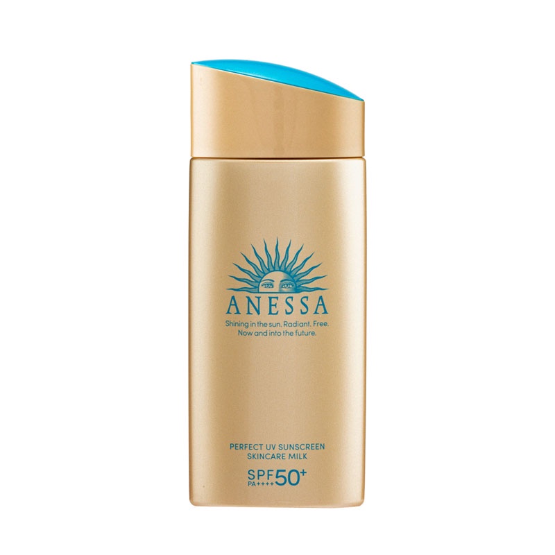 Anessa Shiseido Perfect Uv Sunscreen Skincare Milk Spf 50+ Pa++++ 90Ml - Gold | Shopee Philippines