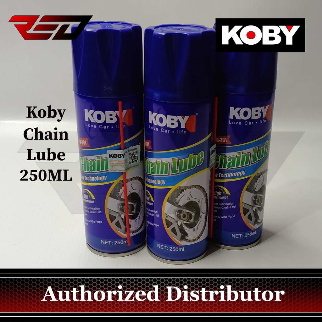 Koby Chain Lubricant 250ML ORIGINAL | Shopee Philippines