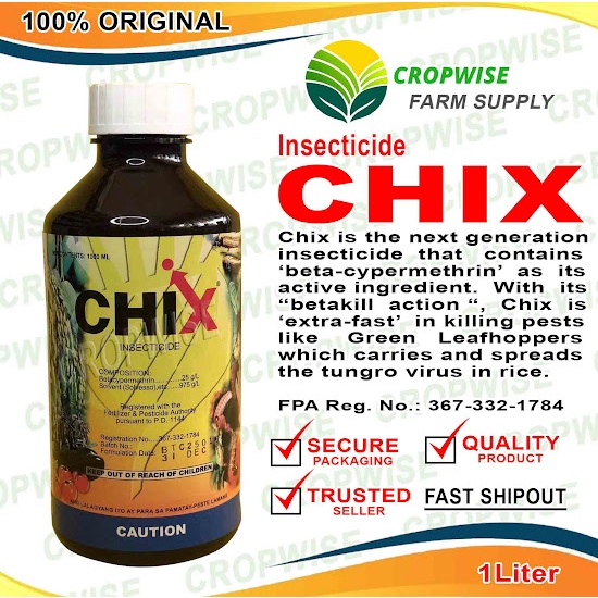 CHIX Insecticide 1Liter/500ml | Shopee Philippines