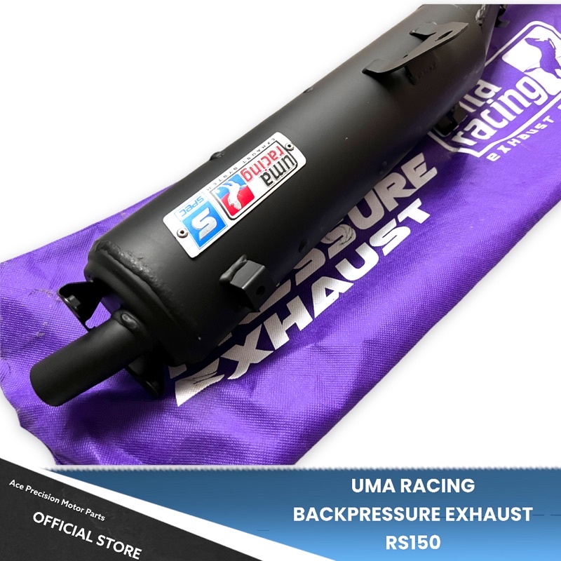UMA RACING BACKPRESSURE EXHAUST PIPE RS150 (UMA PIPE) | Shopee Philippines