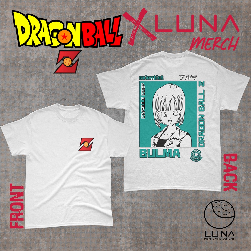 Dragon Ball Shirt Collection (Goku, Bulma, Vegeta) (5/5) - The Luna ...