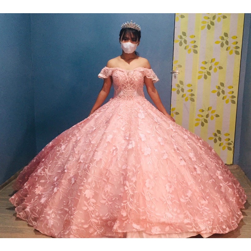 J12 pink ballgown | debut gown | Shopee Philippines