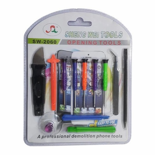 OBENG SET + OPENING TOOL SHENG WEI TOOLS 12 in 1 SW-2060 | Shopee ...