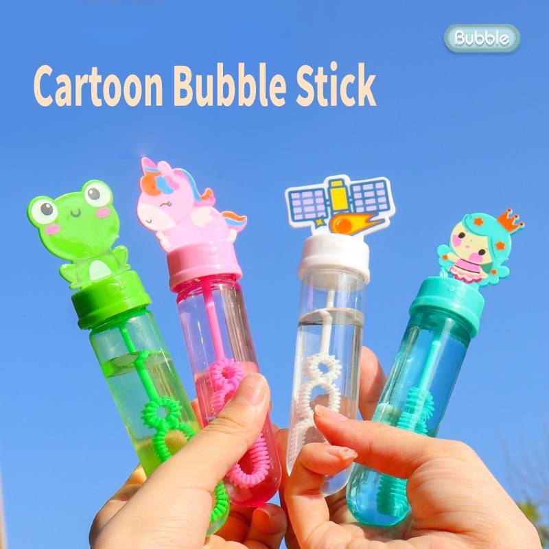 Cute Bubble Wand Toy Cartoon Bubble Toys for Kids Bubble Stick Baby ...