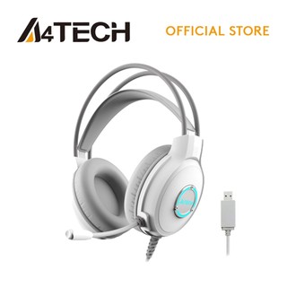 A4Tech FH300U Neon Illuminate LED Backlit Stereo Noise Canceling Wired ...