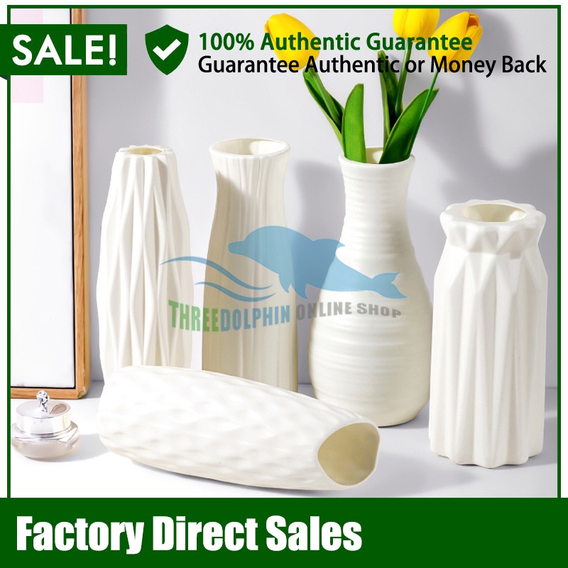 TH Modern Vases Decoration Home Nordic Style Flower Arrangement Living ...