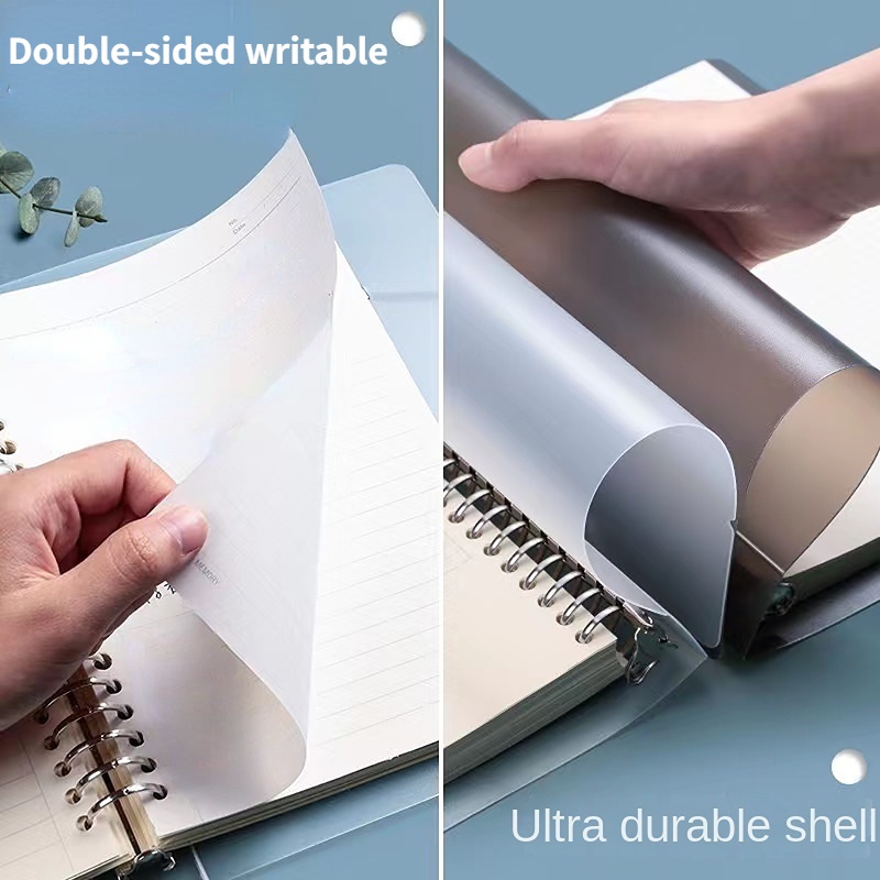 A5 Binder Notebook Daily writing Refillable Notebook Office School ...