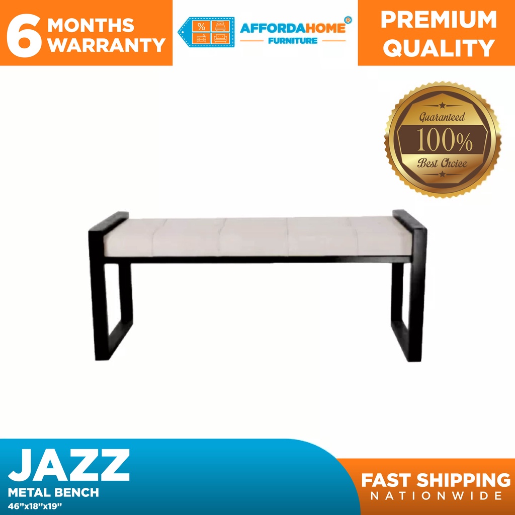 AF Home Jazz Metal Bench | Shopee Philippines
