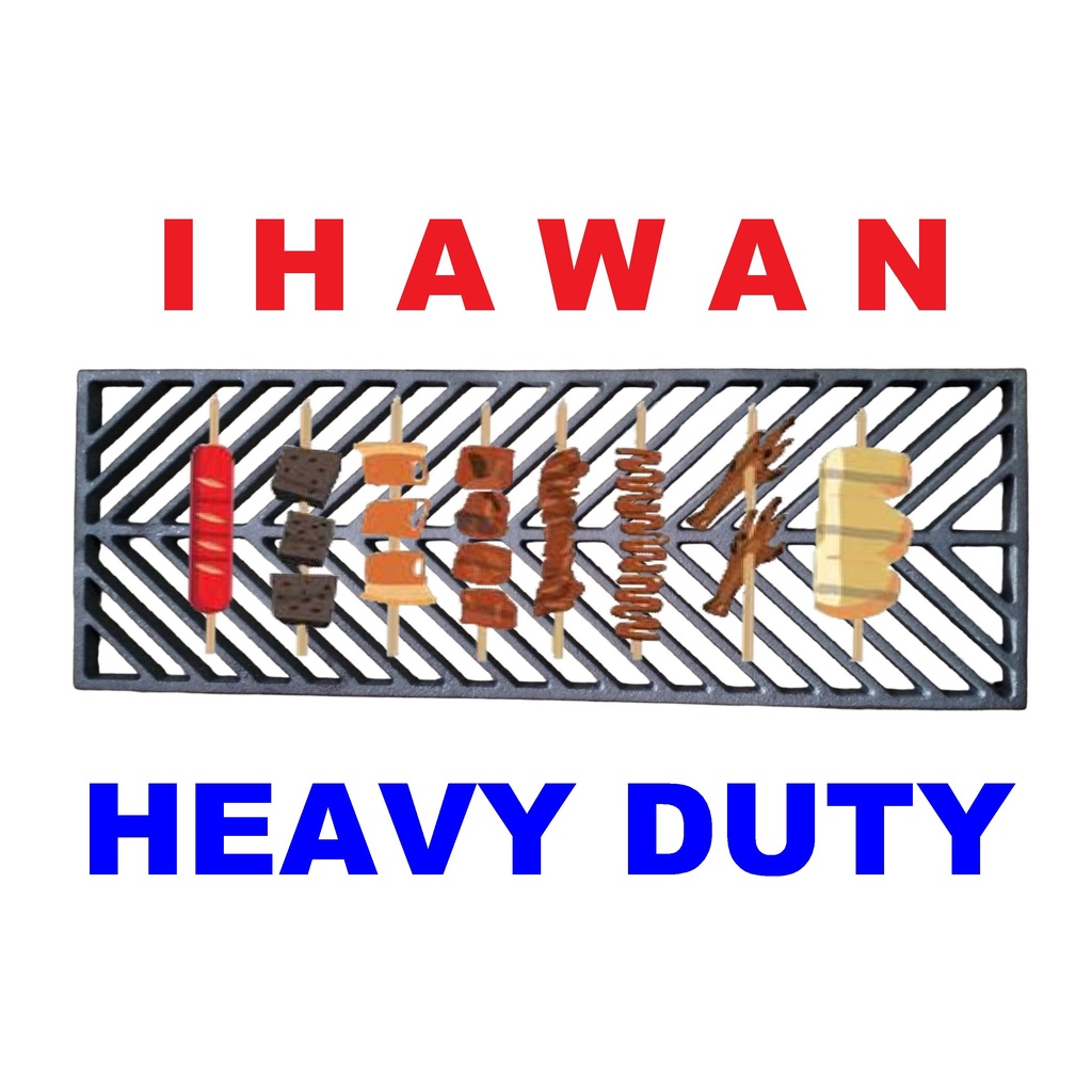 BBQ CAST IRON GRILL RACK / IHAWAN / BBQ GRATES / BBQ GRILL | Shopee ...