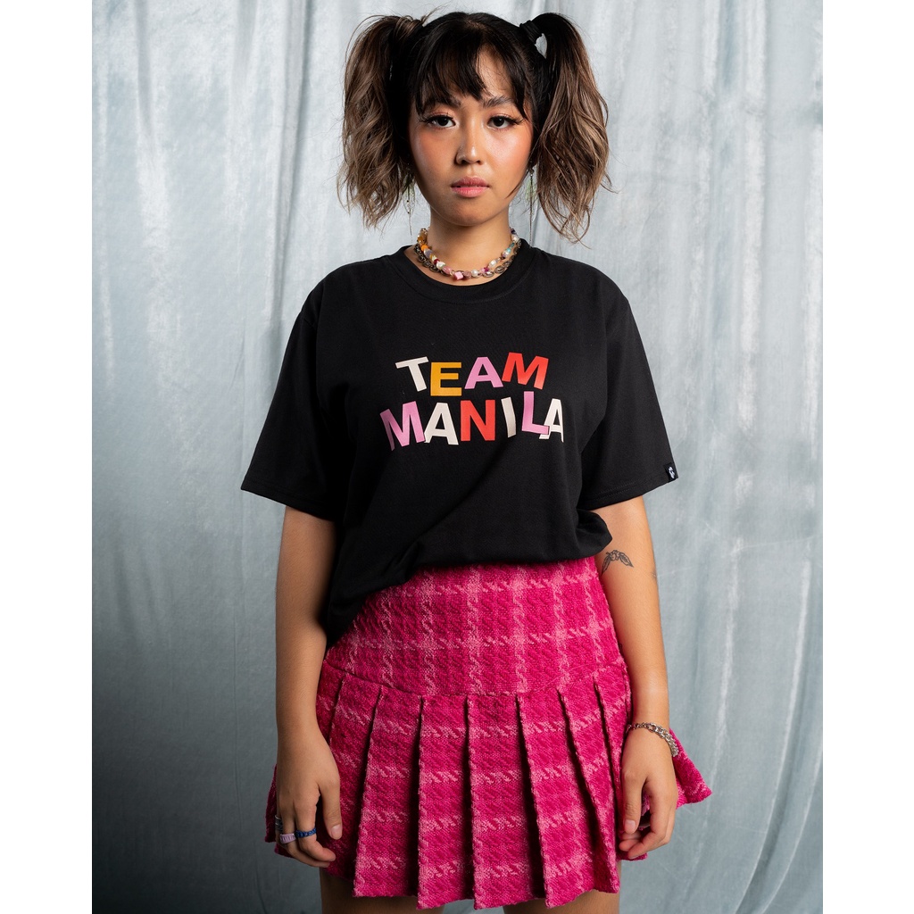 TEAM MANILA PLAY TIME TSHIRT BLACK | Shopee Philippines
