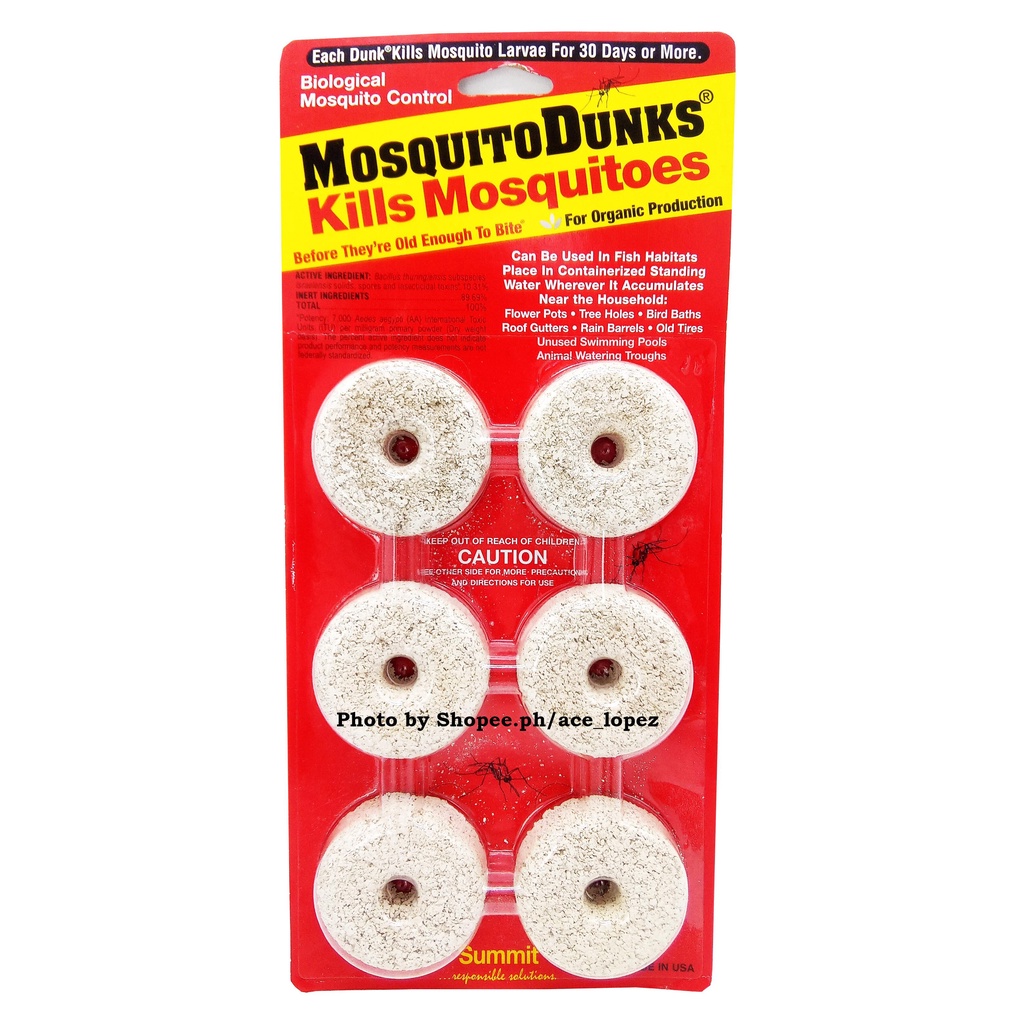 Mosquito Dunks Kills Mosquitoes by Summit - Made In USA S4 GDSFPH_S4 ...