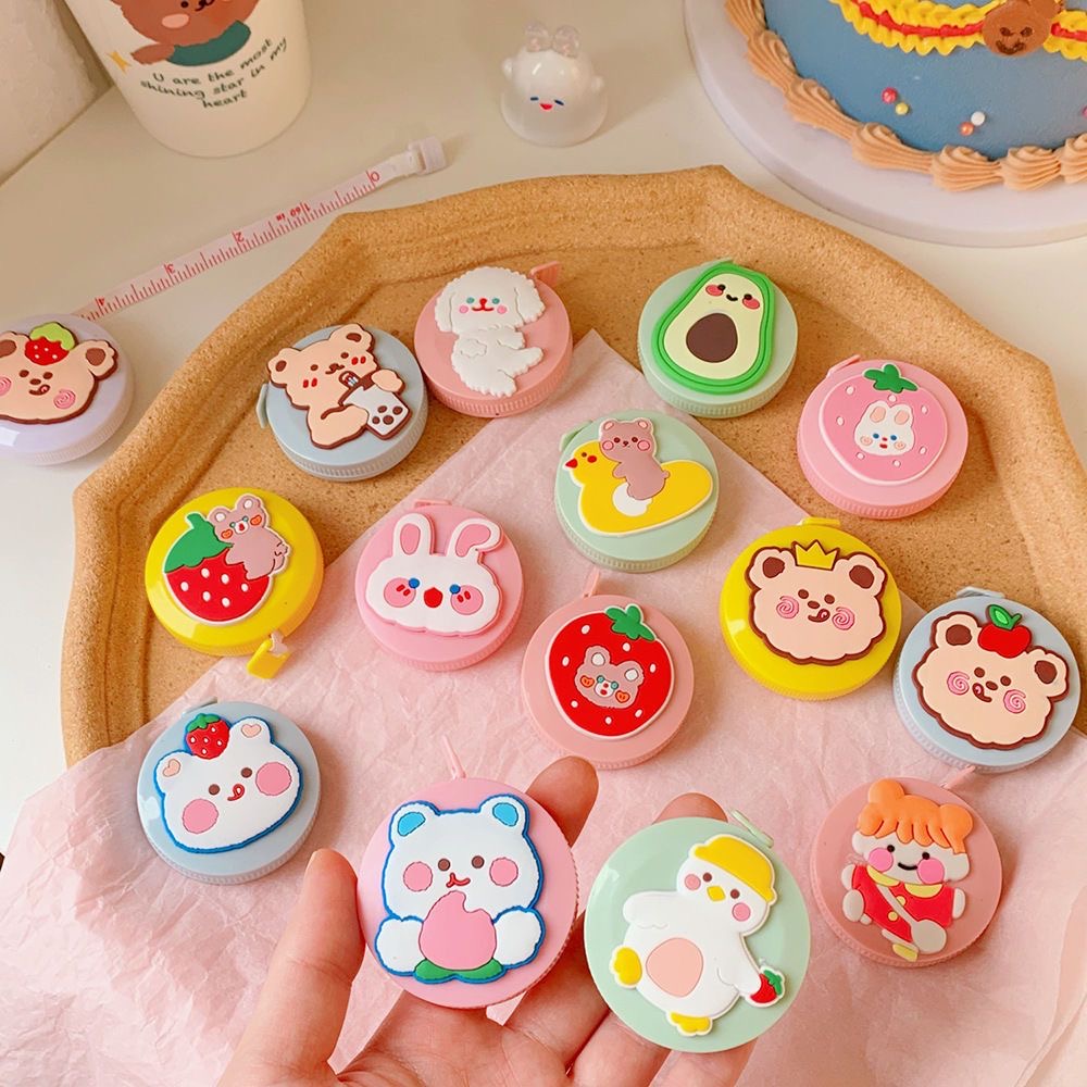 Mini Cute Cartoon Tape Measure Automatic Retractable Convenient ...