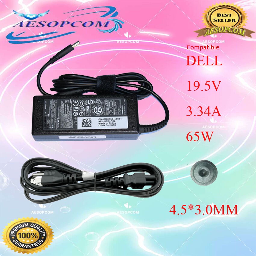AP Laptop Charger 45w 65w compatible with Dell Inspiron 11 13 14 17 15 7000 5000 3000 3147 3168 ...
