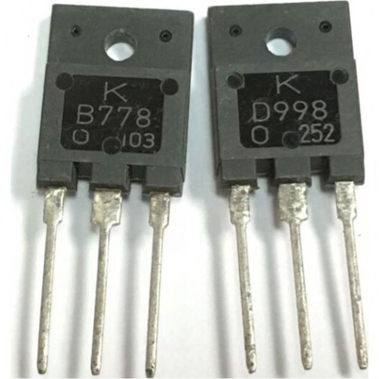 Transistors B778 And D998 2sb778 2sd998 Original Kec To 3pml Shopee