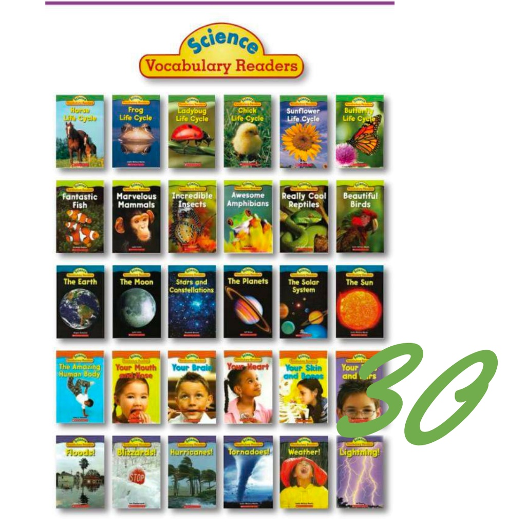 Science Vocabulary Readers (30 pcs) - thin books/ 16 pages each book ...