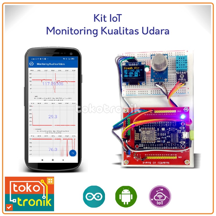 Iot Kit NodeMCU Air Quality Monitoring | Shopee Philippines