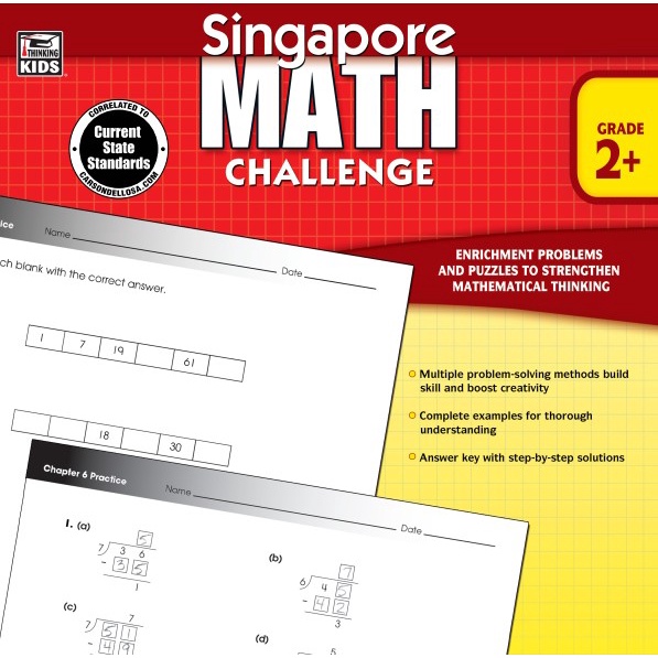 Singapore Math Challenge Grade 2 To Grade 5 with Detailed Solutions