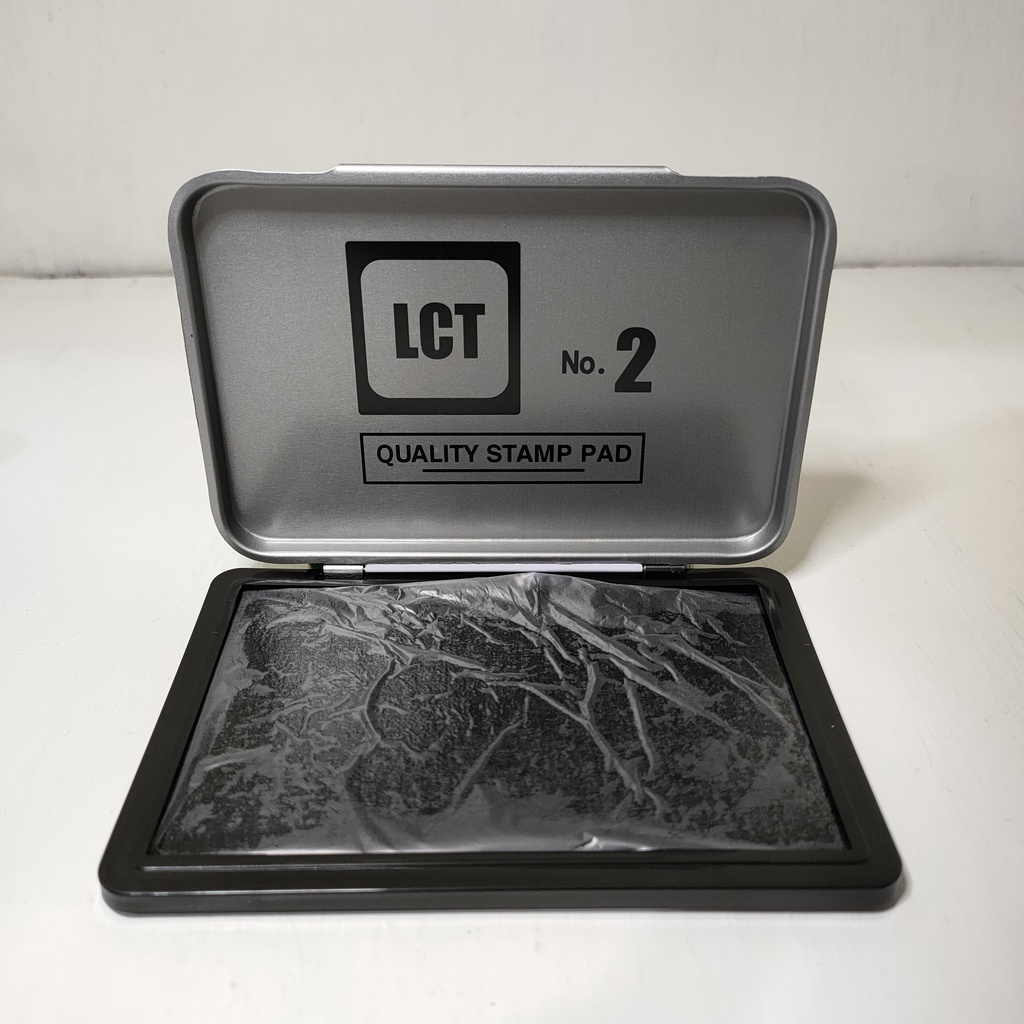No. 2 LCT Ink Stamp Pad (Black & Blue Ink available/sold per piece and ...