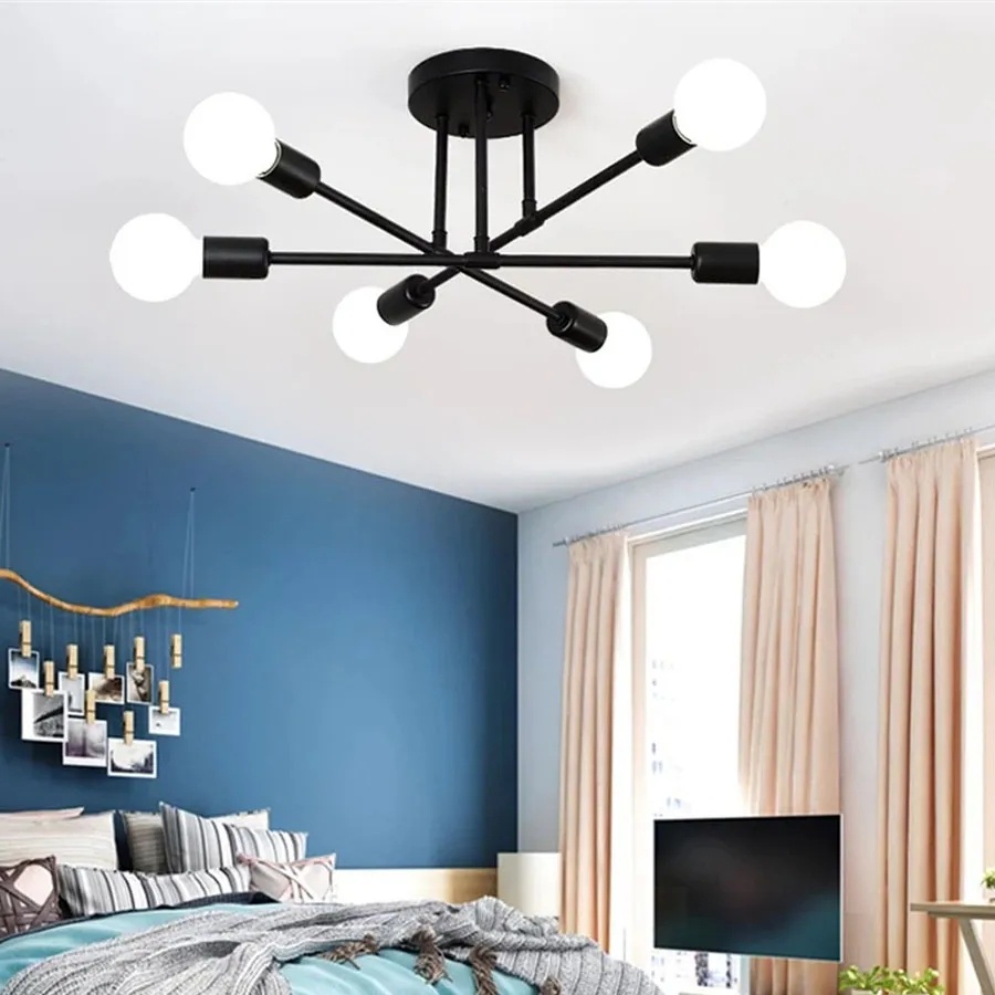 Ceiling Lights 6 Head For Living Room Chandelier Hanging Light For ...