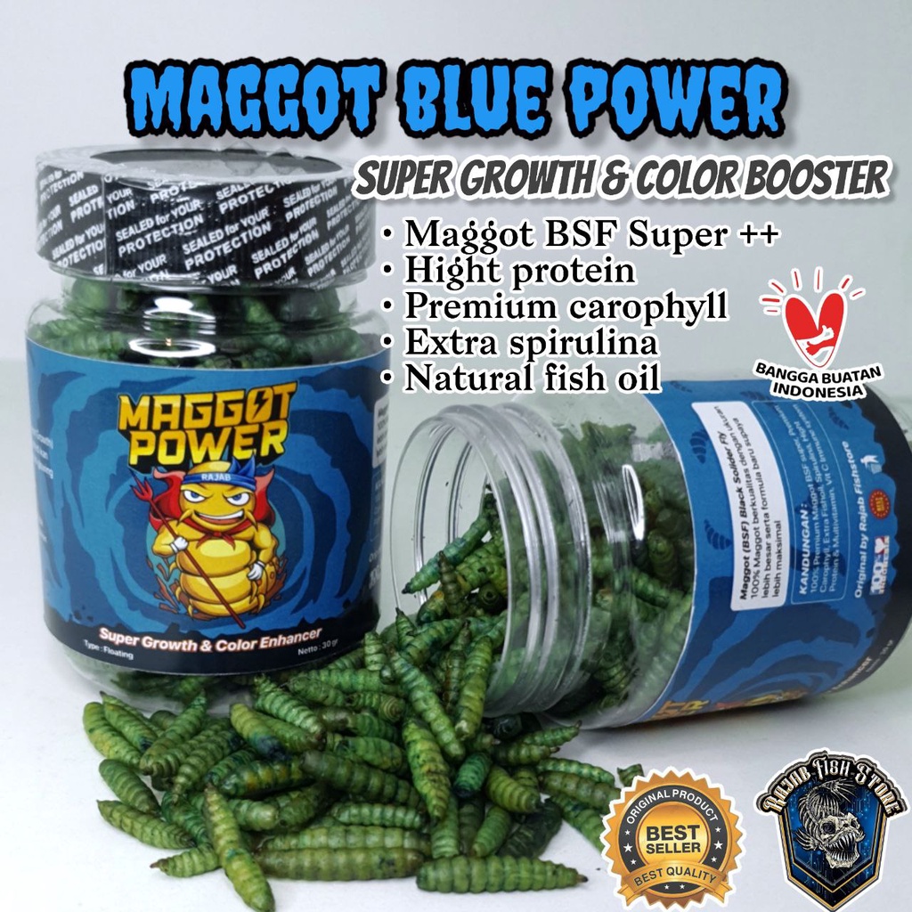 Maggot blue pigment/premium blue magot power 30gram | Shopee Philippines