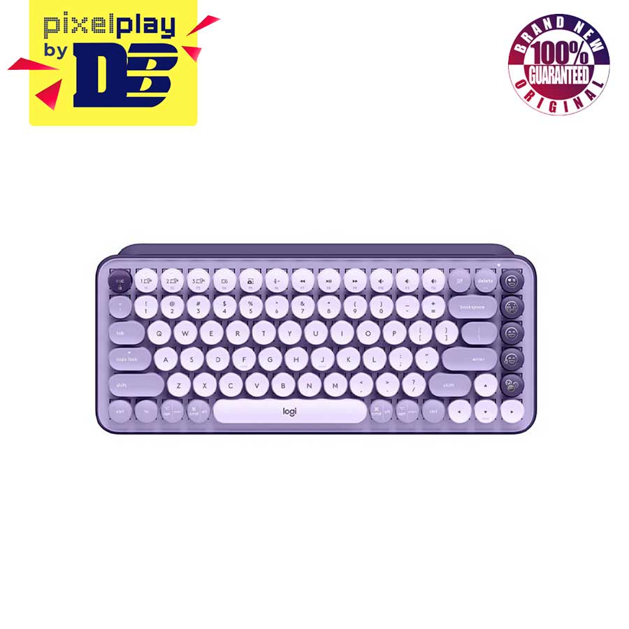 Logitech Pop Keys Wireless Mechanical Keyboard With Customizable Emoji ...