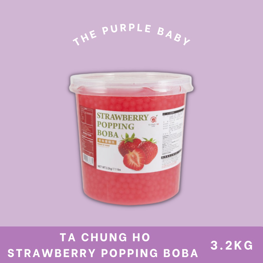 Ta Chung Ho / TCH - Strawberry Popping Boba 3.2kg | Shopee Philippines