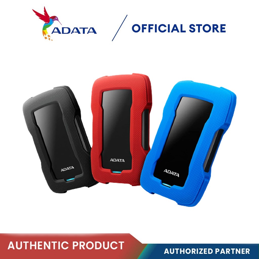 ADATA HD330 1TB 2.5" DURABLE USB 3.2 Shock-Resistant Portable HDD External Hard Drive | Shopee ...