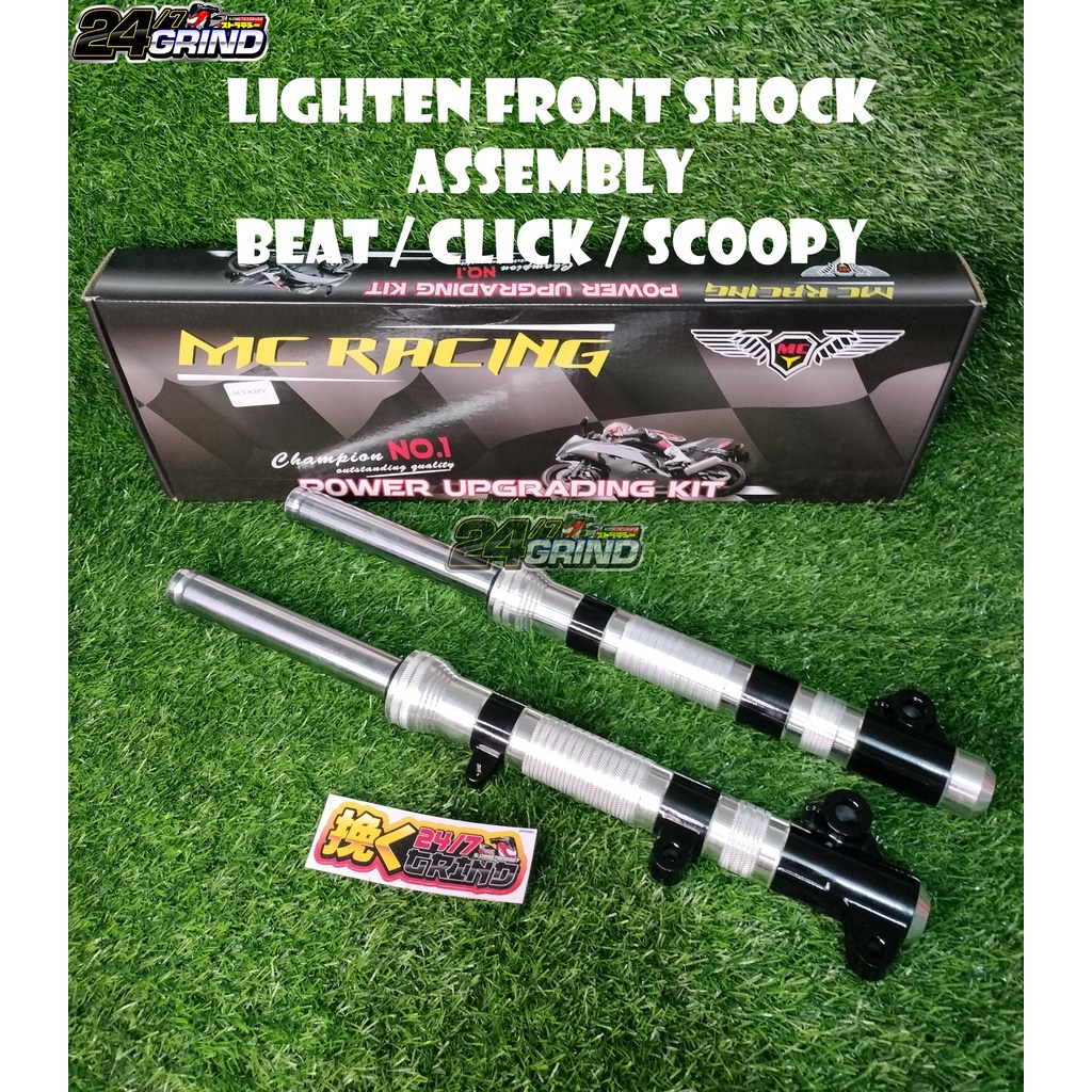 LIGHTEN FRONT SHOCK ASSEMBLY HONDA BEAT / CLICK / SCOOPY HEAVY DUTY MADE IN THAILAND | Shopee ...