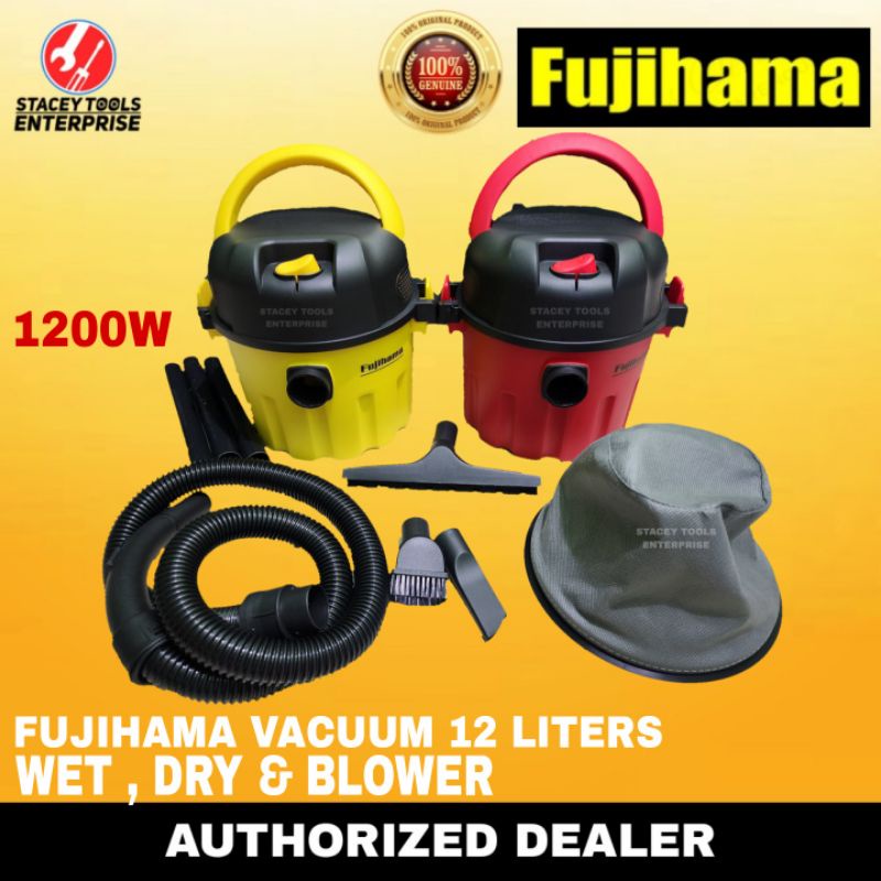 Fujihama VACUUM 12 Liters Wet Dry & Blower Plastic 12L 12Liter Sofa ...