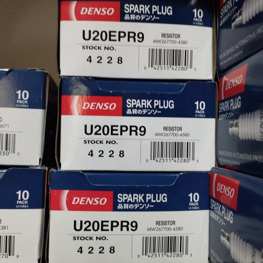 Original Denso U22EPR9 / U20EPR9 spark plugs per pcs for karisma, beat ...