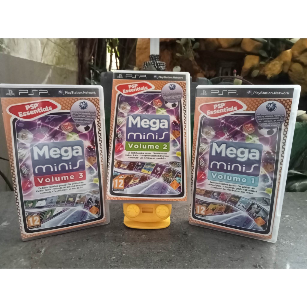 Mega minis Volume 1,2,3 [PSP Games Bundle] | Shopee Philippines