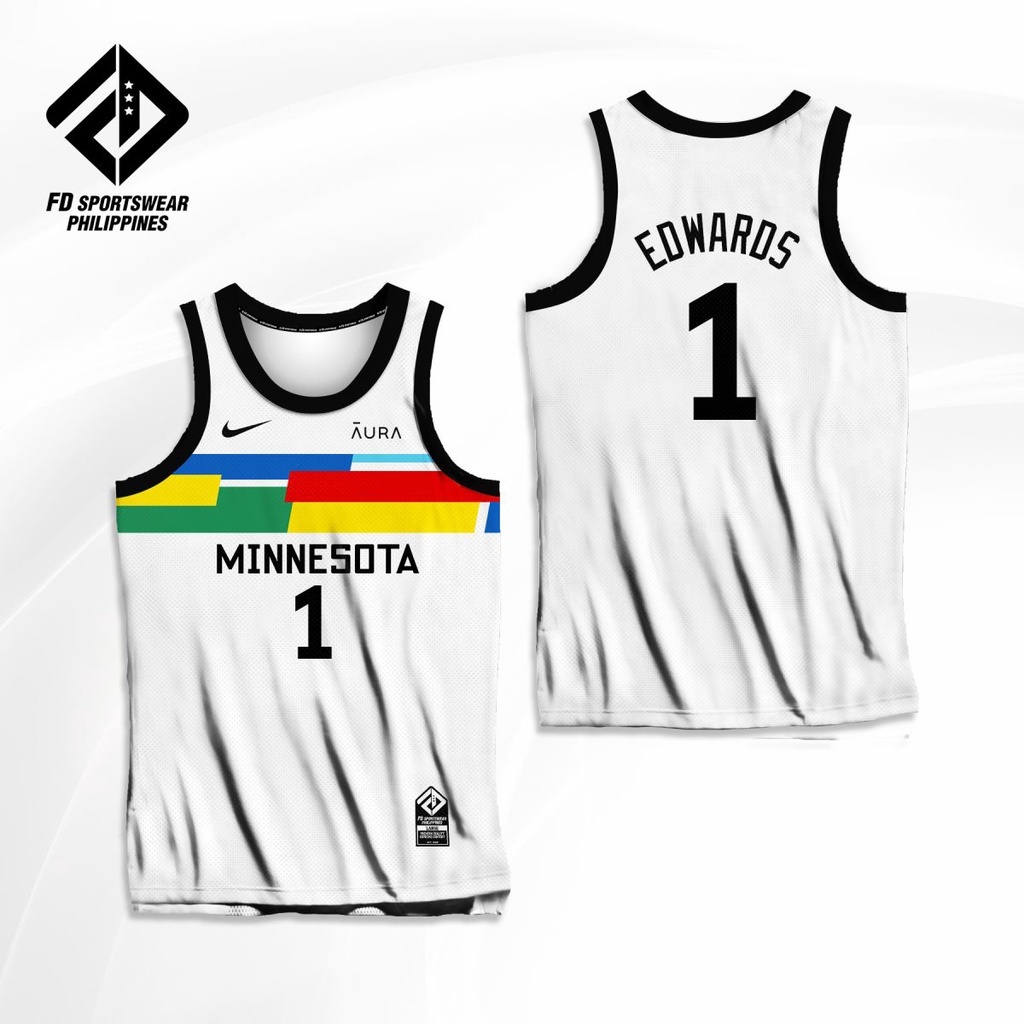 MINNESOTA TIMBERWOLVES 2023 NBA CITY EDITION EDWARDS TOWNS RUSSELL ...