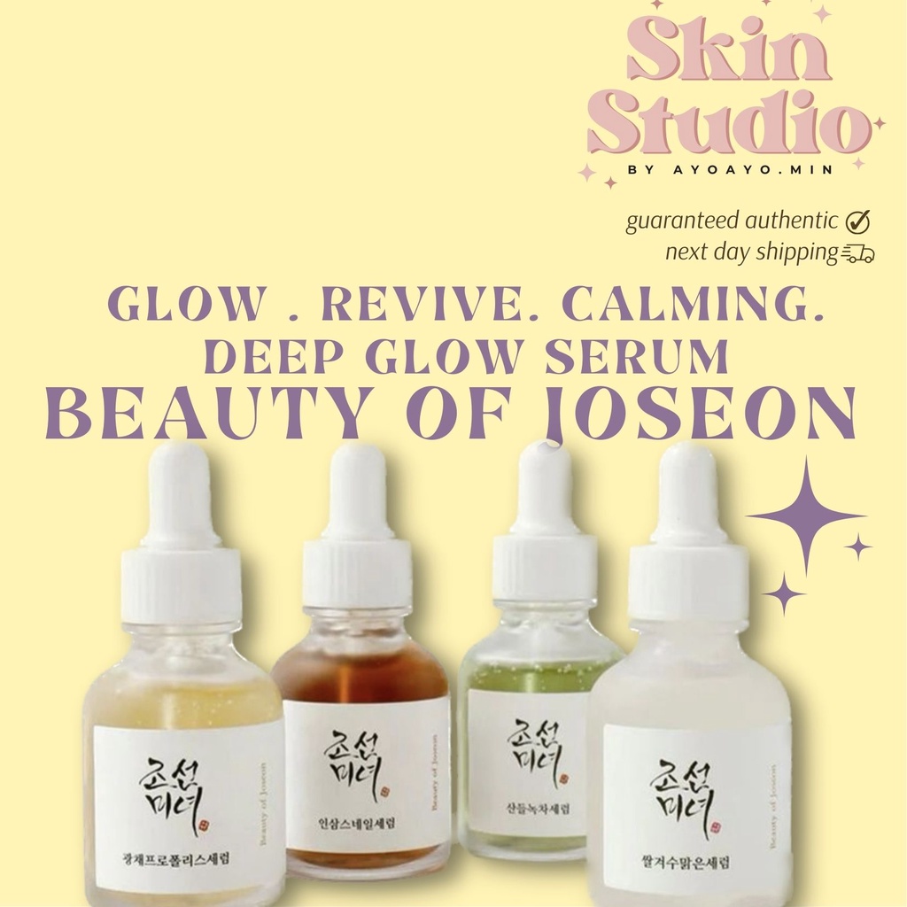 Beauty of Joseon Calming | Glow | Revive | Glow Deep | Repair Serum ...