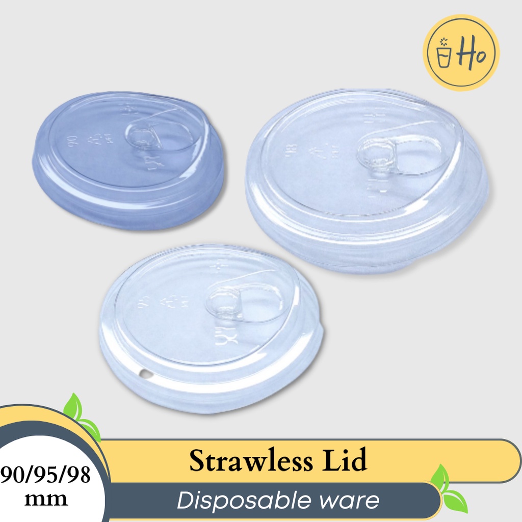 Strawless Lid 90/95/98MM (100pcs / Bundle) | Shopee Philippines