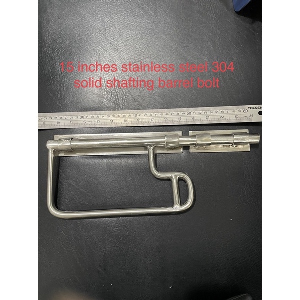Super Heavy duty ,stainless steel sus 304 (large) barrel bolt | Shopee ...
