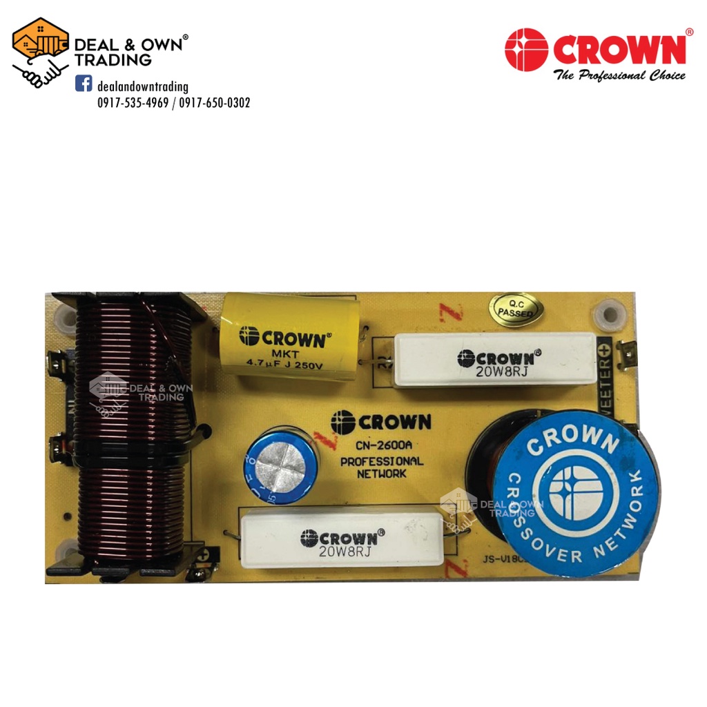 Crown CN-2600A Dividing Network 600W 2-WAY | Shopee Philippines
