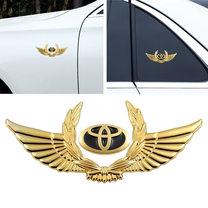 For Toyota metal car stickers with personalized modified body ...