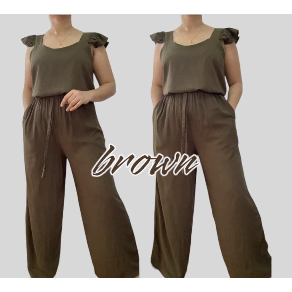 PLUS SIZE CHALLIS TERNO SQUAREPANTS FIT UP TO XL(chrv) | Shopee Philippines