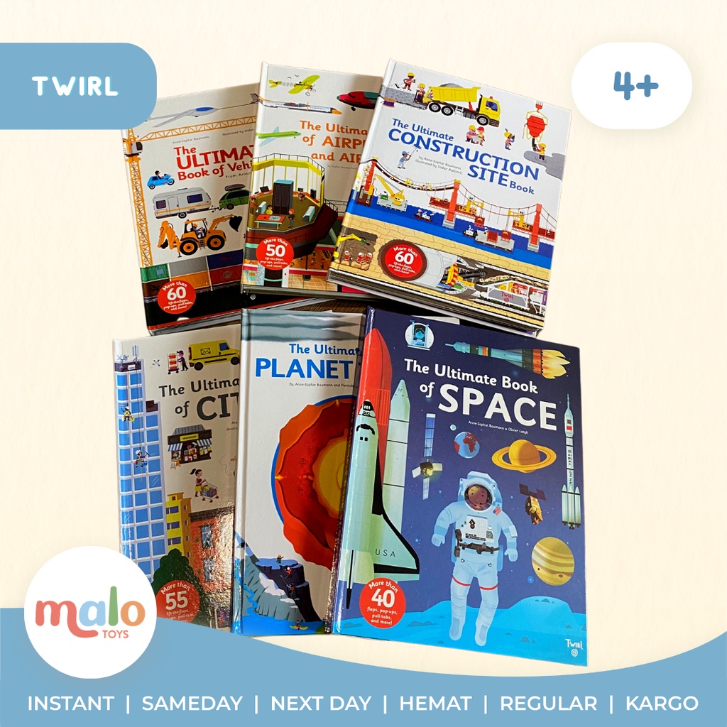 MALOTOYS - TWIRL the ULTIMATE Book Lift the Flap LTF Educational Book ...